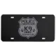 Police Officer K9 Unit Go Ahead Run License Plate | Zazzle
