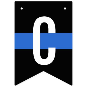 Police Officer Law Enforcement Congratulations Bunting Flags | Zazzle