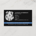 Police Officer Law Enforcement Custom Logo Business Card | Zazzle