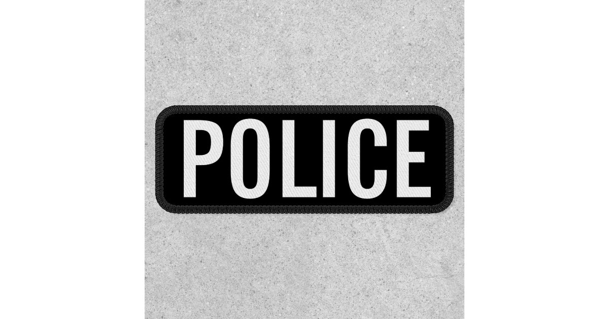 Police Officer Patch | Zazzle