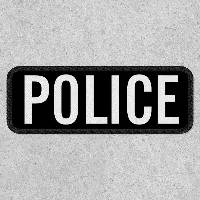 Police Officer Patch | Zazzle