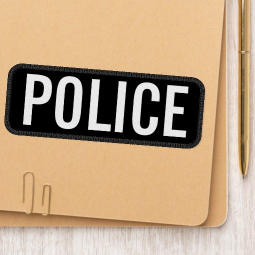 Police Officer Patch | Zazzle