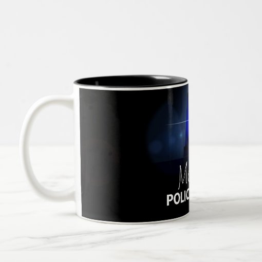 Police Officer | Personalised Two-Tone Coffee Mug | Zazzle