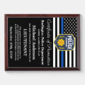 Police Officer Promotion Custom Department Logo Award Plaque | Zazzle