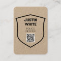 Police Officer QR Code Business Card | Zazzle