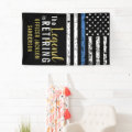 Police Officer Retirement Law Enforcement Banner | Zazzle