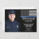 Police Officer Retirement Law Enforcement Photo Invitation | Zazzle