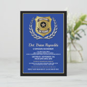 Police Officer Retirement Party Invitation | Zazzle