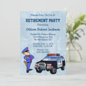 Police Officer Retirement Party Invitation | Zazzle