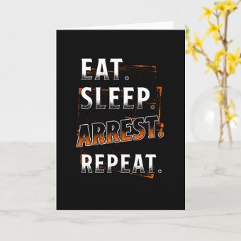 Police Officer Saying Funny Card | Zazzle