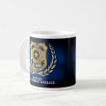 Police Officer Shield Personalized Coffee Mug | Zazzle