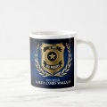 Police Officer Shield Personalized Coffee Mug | Zazzle