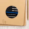 Police Officer Thin Blue Line Patch | Zazzle