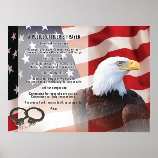 Police Officers Prayer Poster | Zazzle