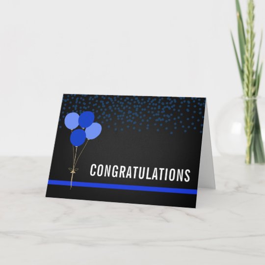 Police Party Style Congratulations Card | Zazzle.com