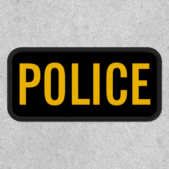 Police Patch | Zazzle