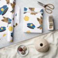 Police pattern wrapping paper | Zazzle