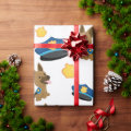 Police pattern wrapping paper | Zazzle