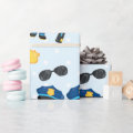 Police pattern wrapping paper | Zazzle