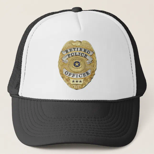 Police Retired Hat | Zazzle