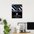 Police Retirement Appreciation Law Enforcement Poster | Zazzle
