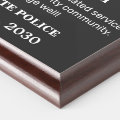 Police Retirement Law Enforcement Department Logo Award Plaque | Zazzle