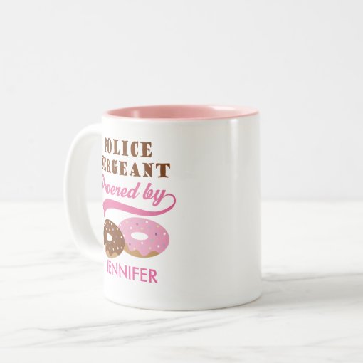 Police Sergeant Funny Personalized Gift Mug | Zazzle