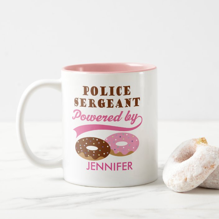 Police Sergeant Funny Personalized Gift Mug | Zazzle.com