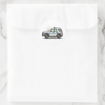 Police SUV Cruiser Car Cop Car Sticker | Zazzle