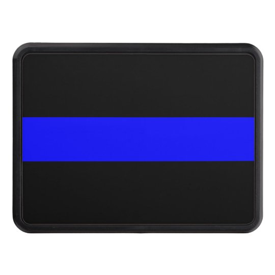 Police - The Thin Blue Line Hitch Cover | Zazzle.com