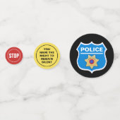 Police Theme Birthday Party Confetti | Zazzle