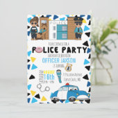 Police Themed Party Invitation | Zazzle