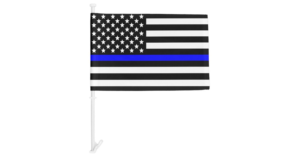 Police Thin Blue Line American Flag | Zazzle