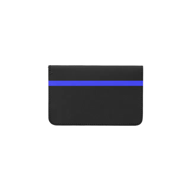 Police Thin Blue Line Card Holder | Zazzle
