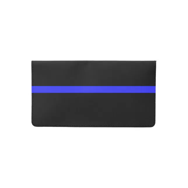 Police Thin Blue Line Checkbook Cover | Zazzle