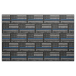 Thin Blue Line Fabric | Zazzle
