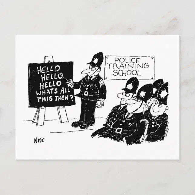 Police Training School Postcard | Zazzle