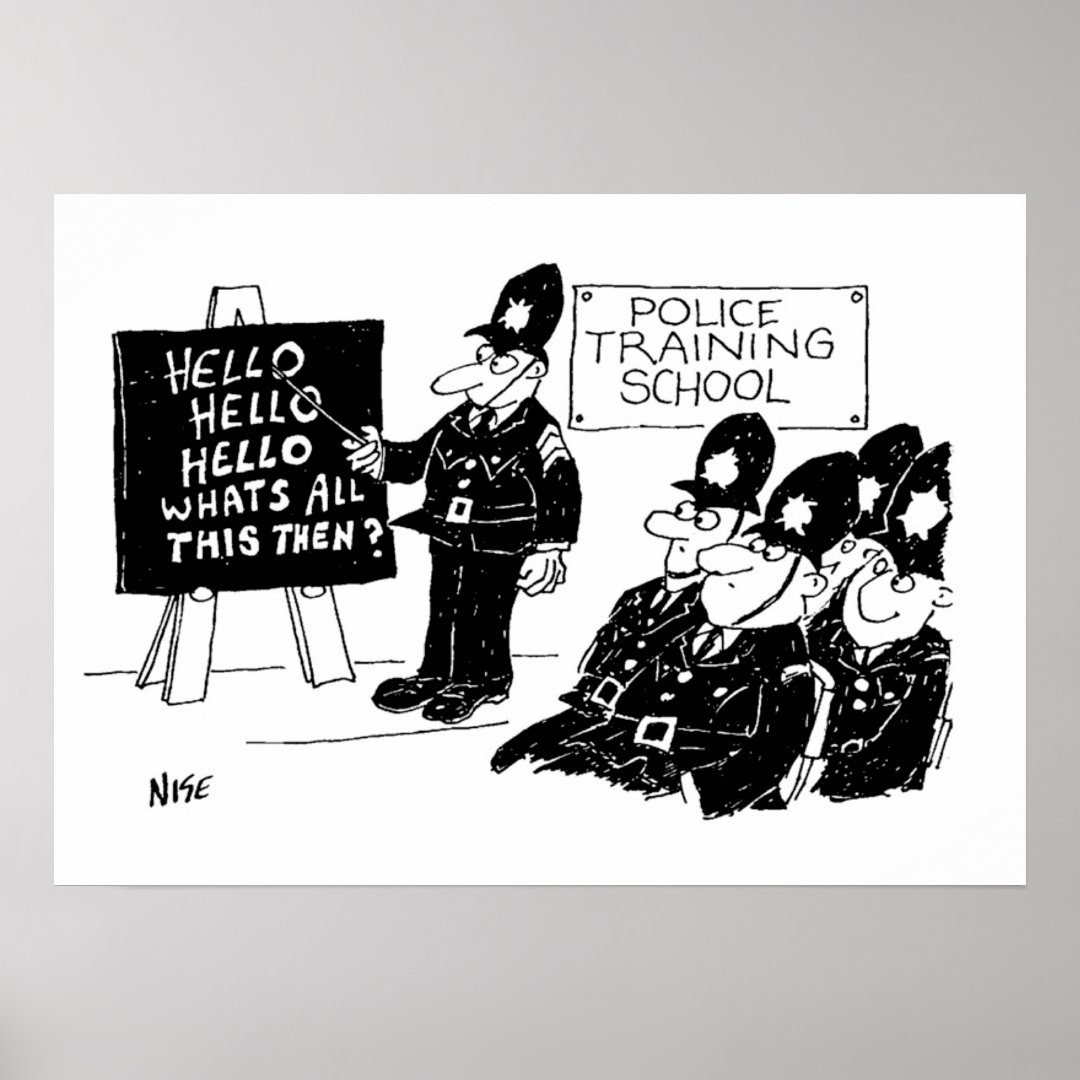 Police Training School Poster | Zazzle