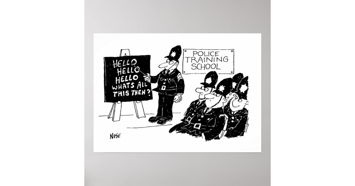 Police Training School Poster | Zazzle