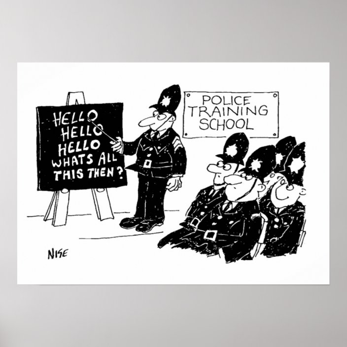 Police Training School Poster | Zazzle.com