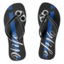 Police Wife Thin Blue Line Flip Flops | Zazzle