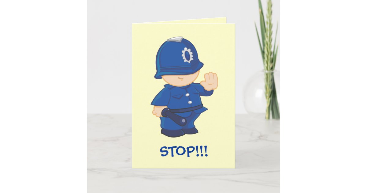 Policeman Card | Zazzle