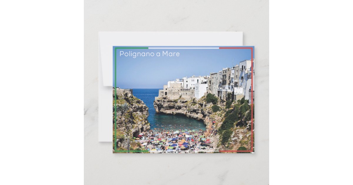 Polignano a Mare - Italy Postcard | Zazzle