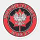 Polish Canadian Maple Leaf Babcia Classic Round Sticker | Zazzle