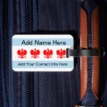 Polish Chicago Flag Luggage Tag | Zazzle