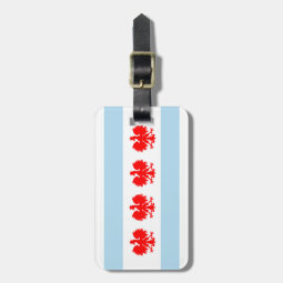Polish Chicago Flag Luggage Tag | Zazzle