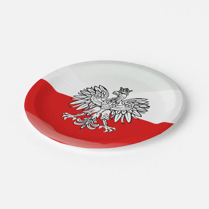Polish Coat of arms Paper Plates | Zazzle