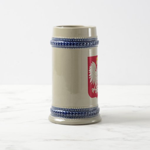 Polish Emblem - Poland Shield - Polska Herb Polski Beer Stein | Zazzle