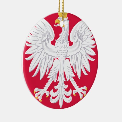Polish Emblem - Poland Shield - Polska Herb Polski Ceramic Ornament ...