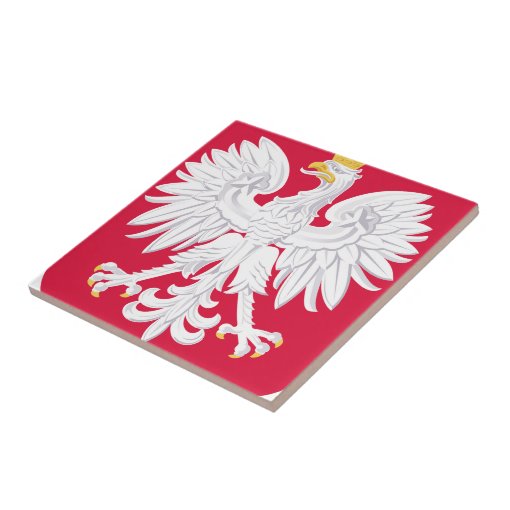 Polish Emblem - Poland Shield - Polska Herb Polski Ceramic Tile | Zazzle